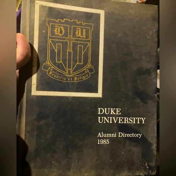 NCAA | Accents | Vintage 985 Duke University Alumni Information ...